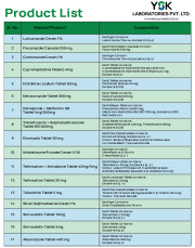 DC Granules Product List | YSK Laboratories Pvt Ltd | CPHI Online