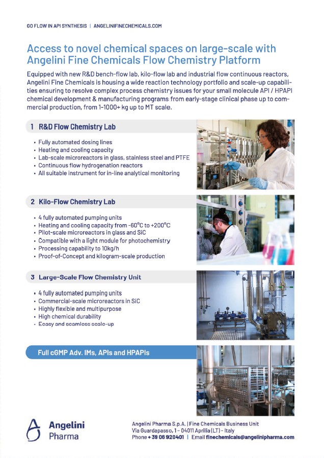 FlowChem Platform | ANGELINI PHARMA SPA | CPHI Online