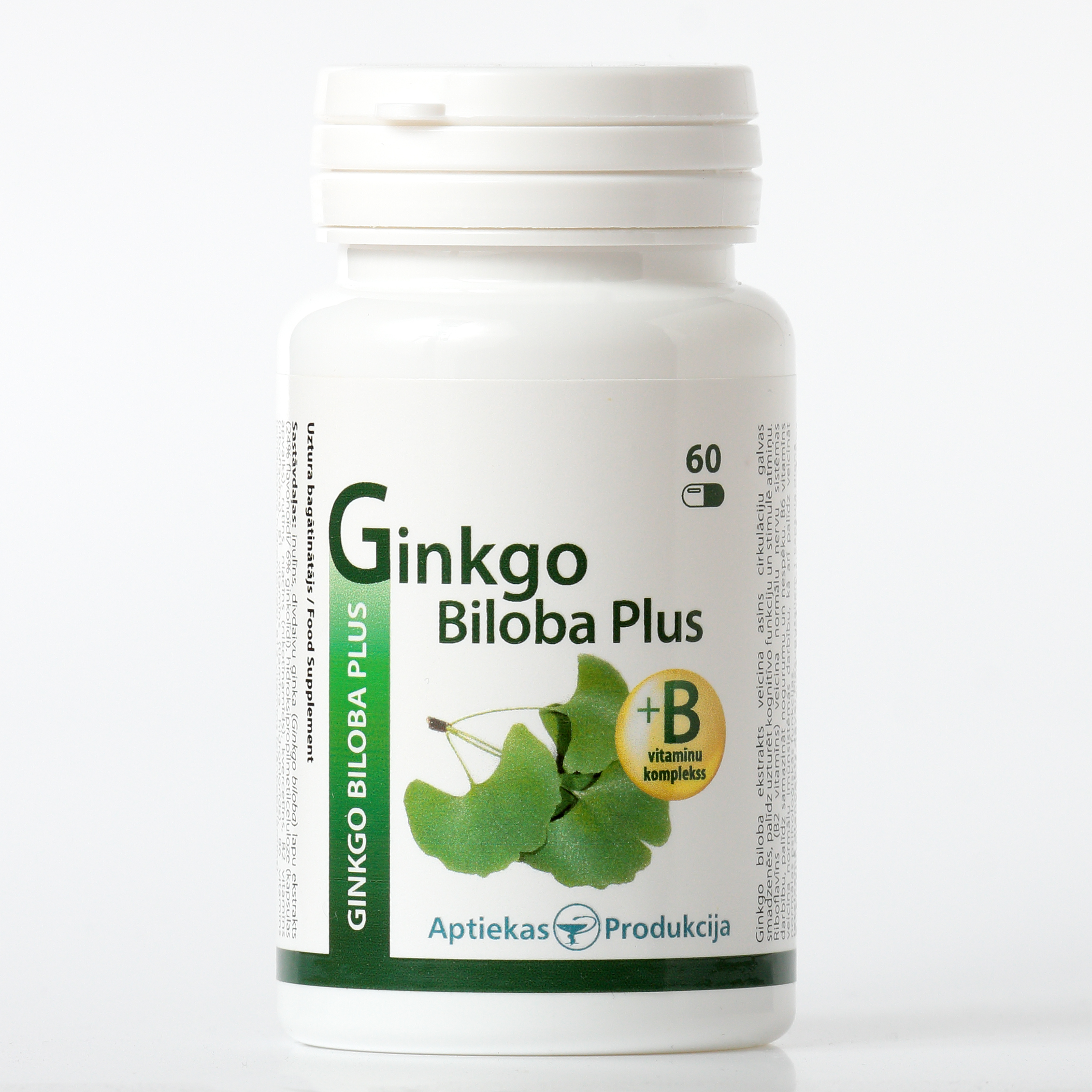 Ginkgo Biloba Plus | Aptiekas Produkcija SIA | CPHI Online