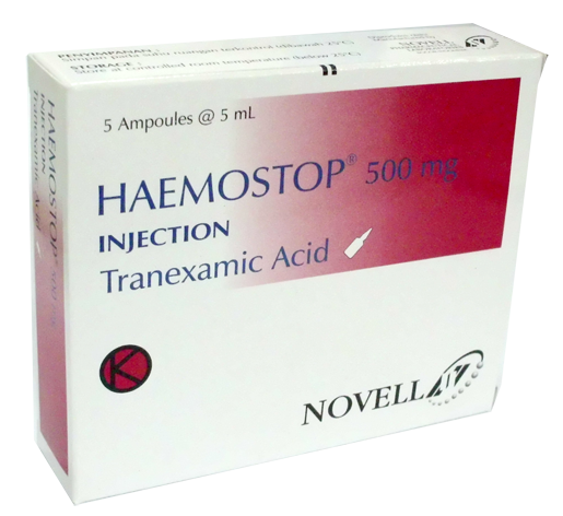 Haemostop (Tranexamic Acid) Solution for Injection | CPHI Online