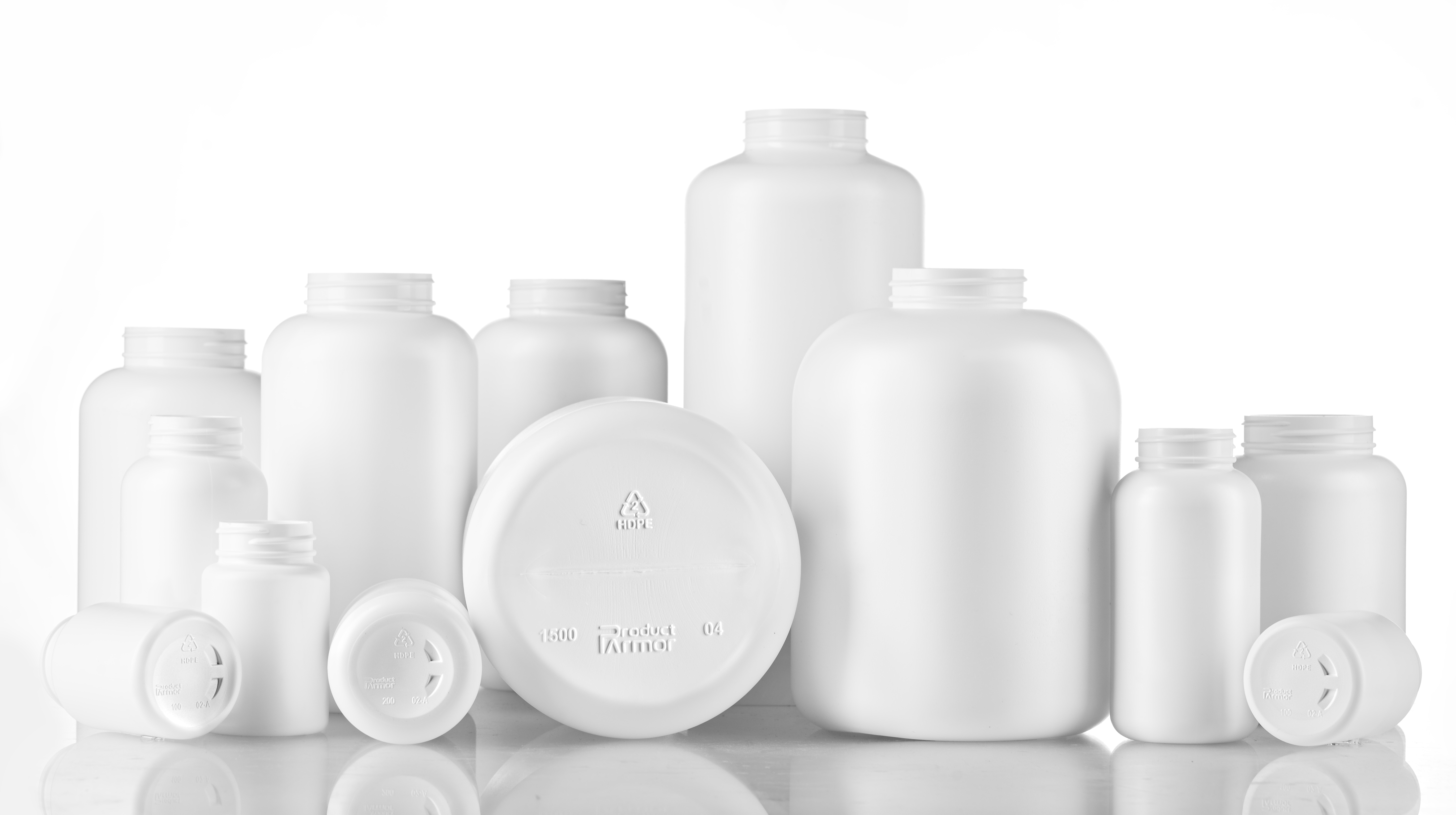 HDPE Round Packer Bottles | Product Armor Packaging Pvt Ltd | CPHI Online