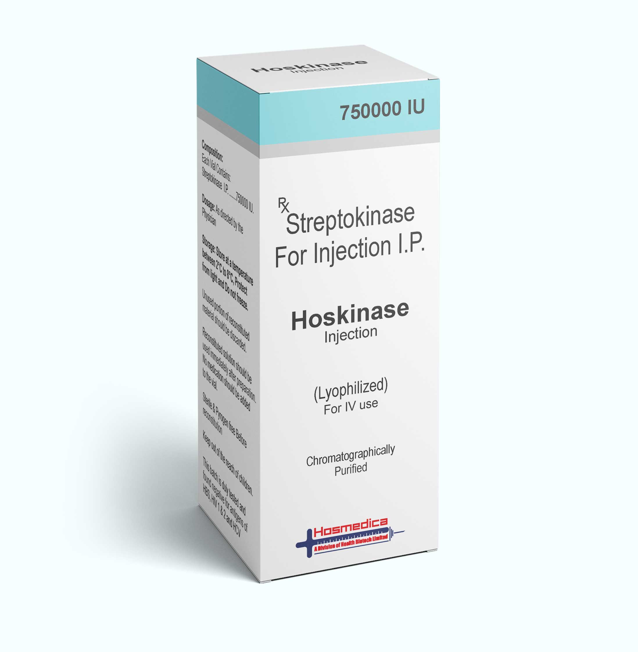 HOSKINASE - STREPTOKINASE FOR INJECTION IP 750000 IU | CPHI Online