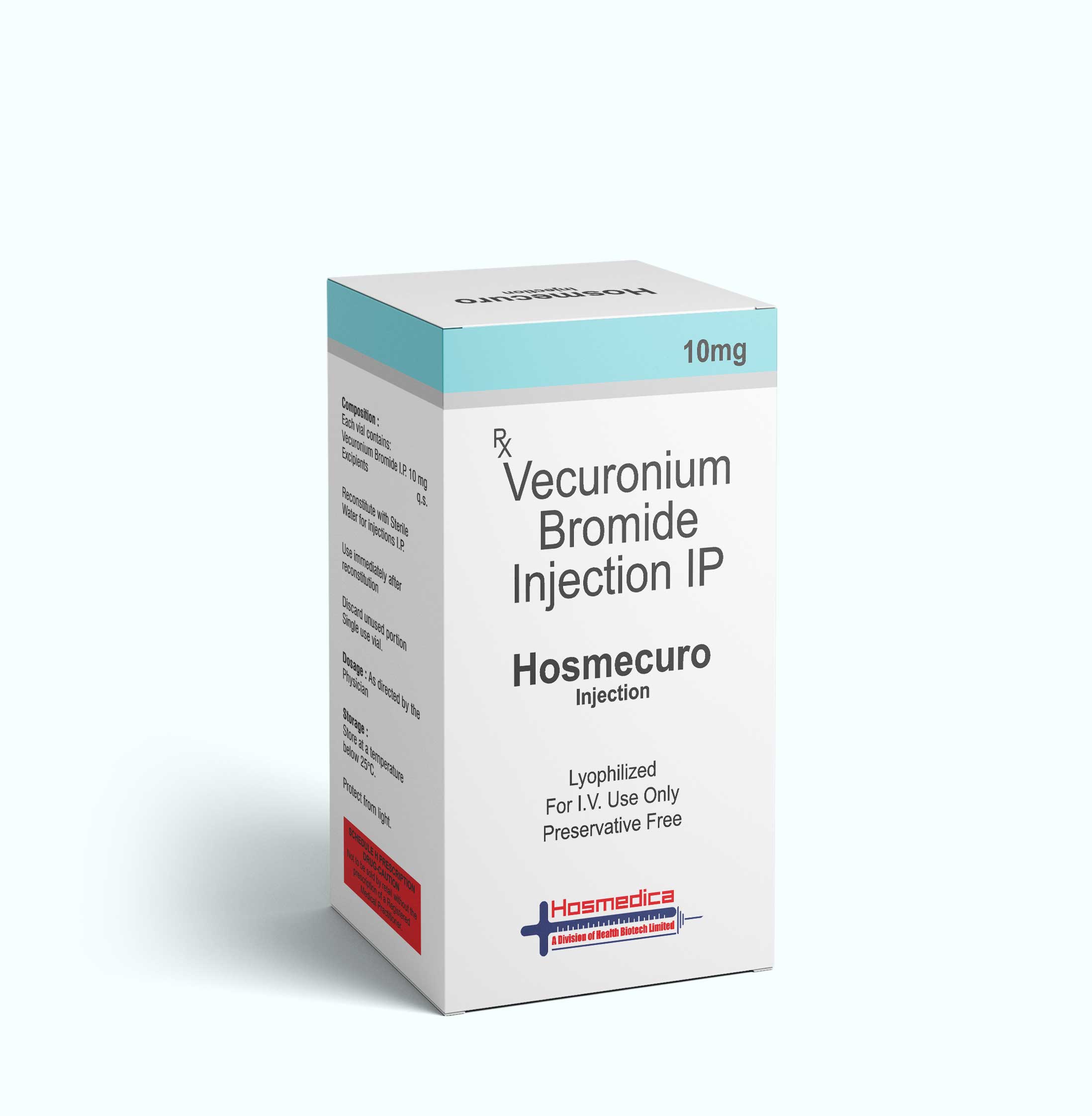 HOSMECURO - VECURONIUM BROMIDE INJECTION IP 10MG | CPHI Online