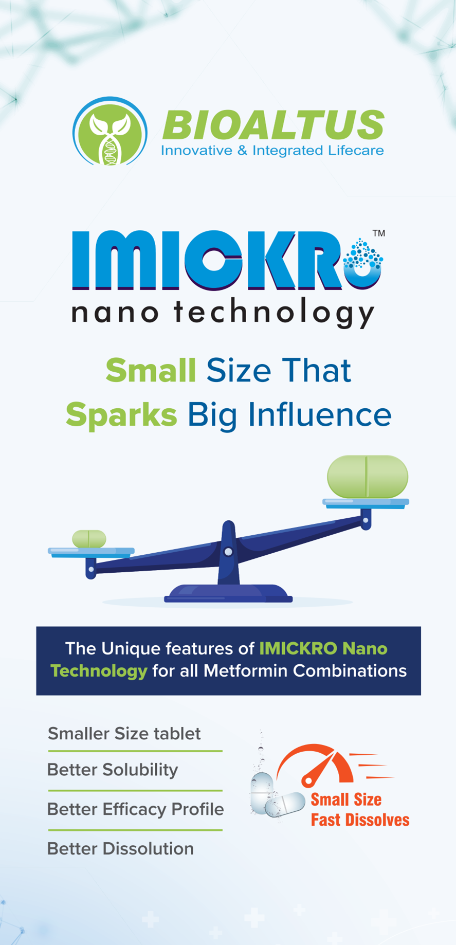 Imikro Nano Tablets | Bioaltus Pharmaceuticals Pvt Ltd | CPHI Online