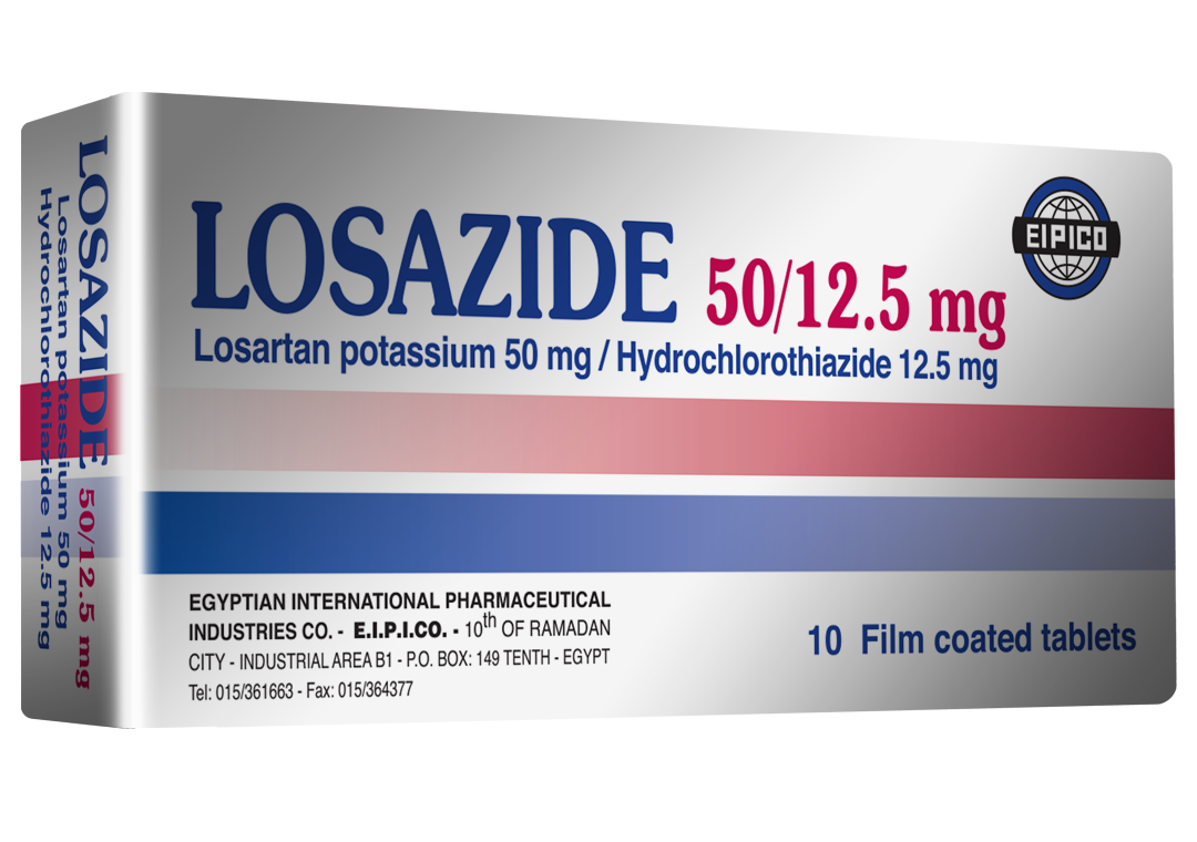 LOSAZIDE ® (losartan,Hydrochlorothiazide) | EIPICO | CPHI Online