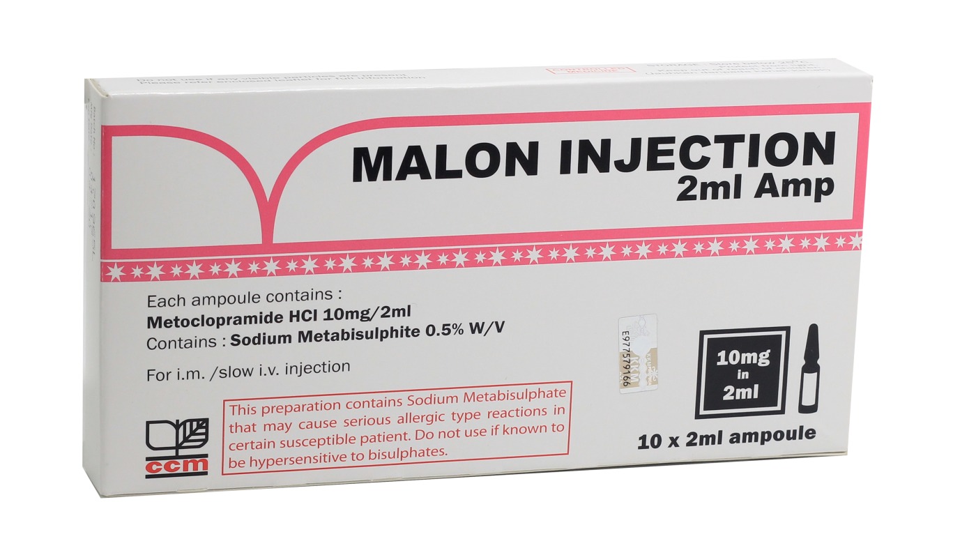 Malon Injection 10mg/2ml | Duopharma (M) Sendirian Berhad | CPHI Online