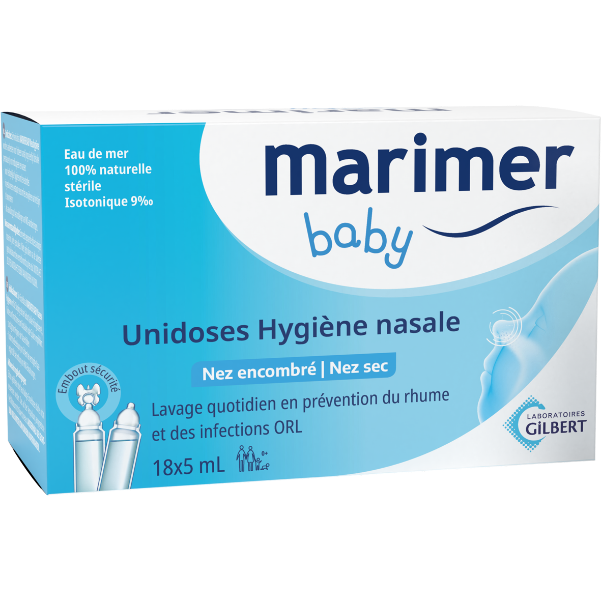 Marimer baby Single doses nasal hygiene | Laboratoires Gilbert | CPHI ...