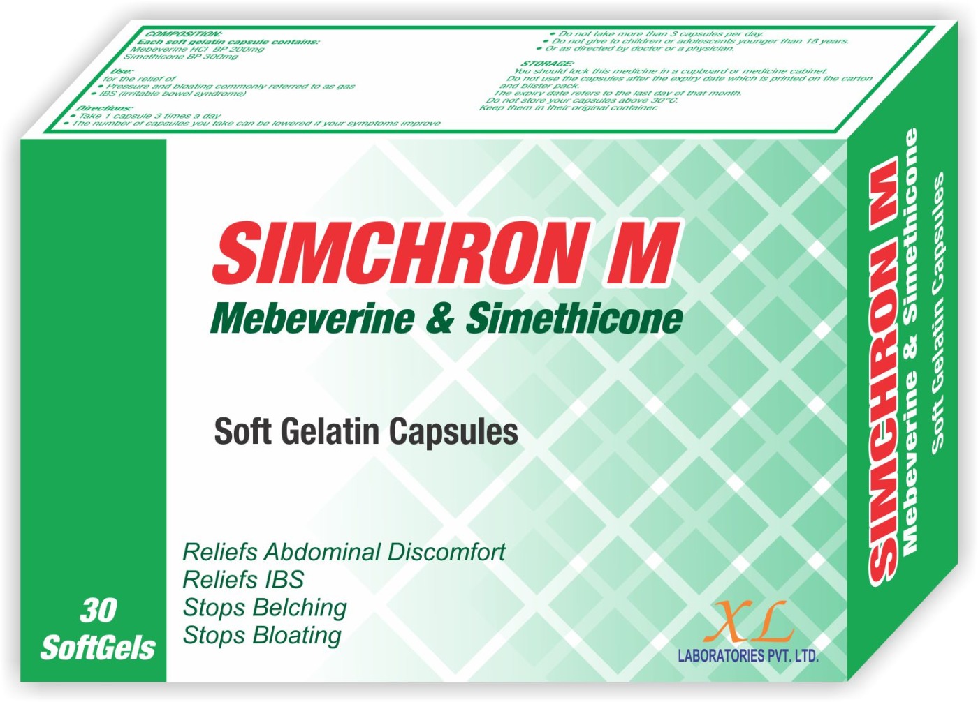 MEBEVERINE + SIMETHICONE SOFT GELATIN CAPSULES | CPHI Online