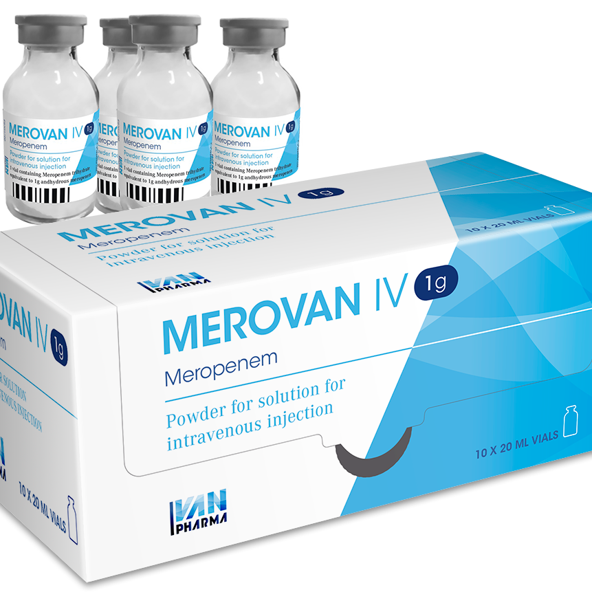 MEROVAN 1 g | VAN PHARMA B.V. | CPHI Online