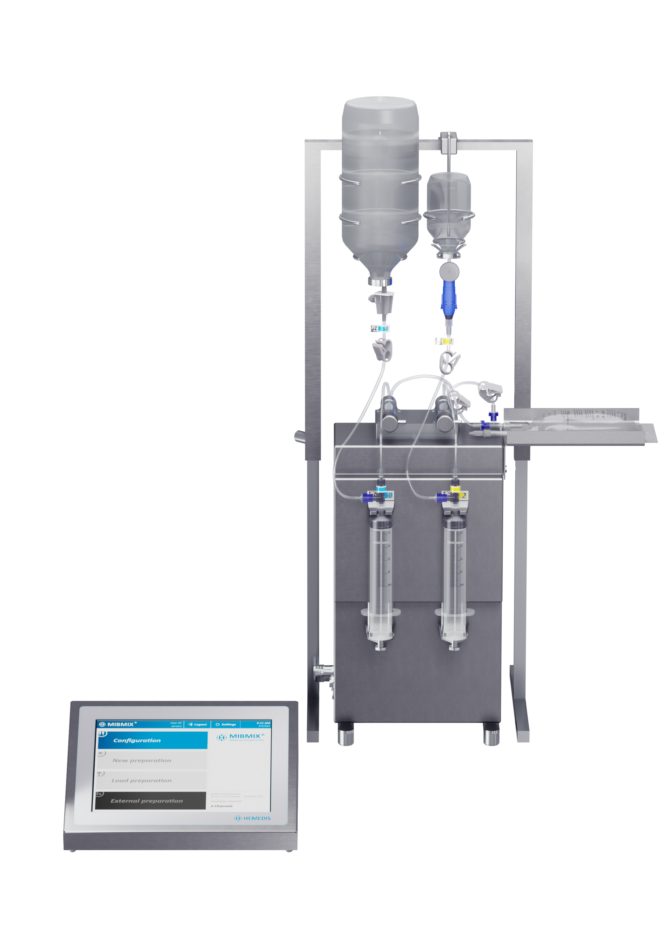 MIBMIX® C24 2-channel compounder for filling elastomeric infusion pumps ...