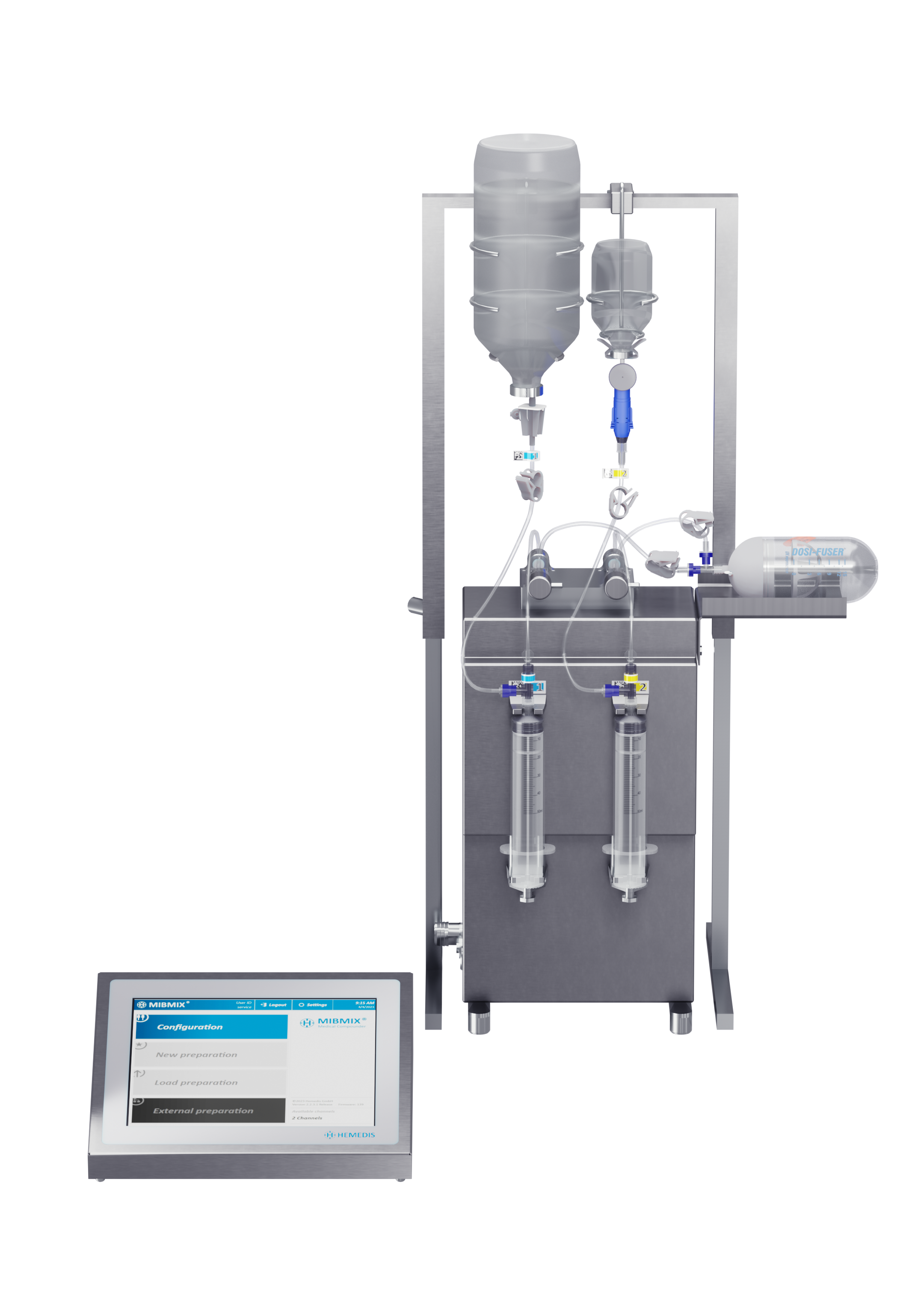MIBMIX® C24 2-channel compounder for filling elastomeric infusion pumps ...
