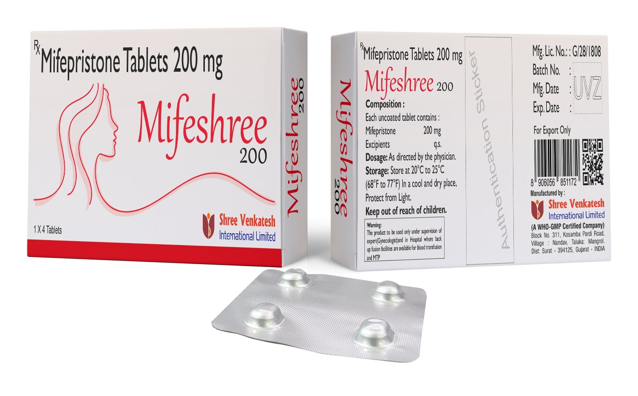 Mifepristone Tablet 200 mg - Mifeshree 200 | CPHI Online