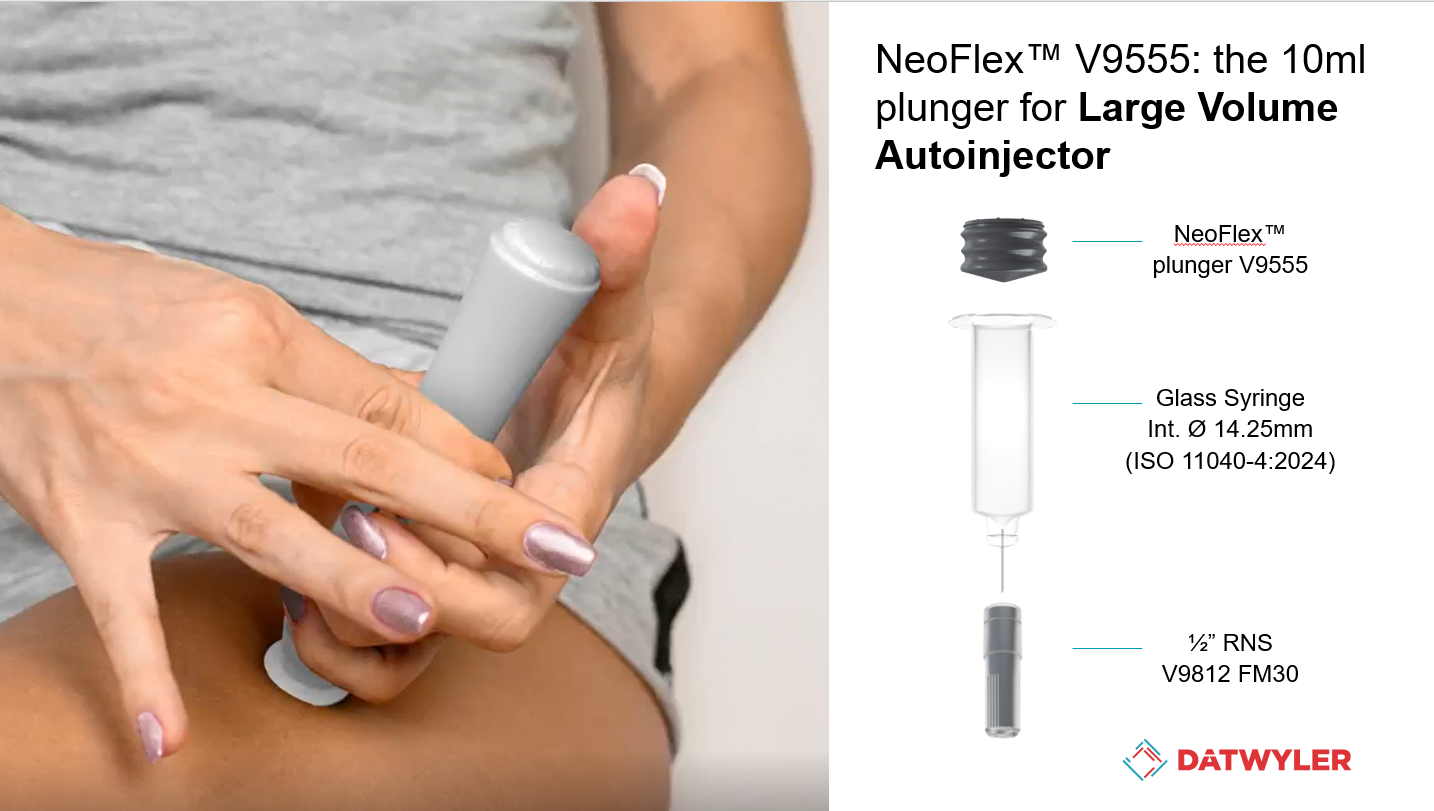 NeoFlex large volume plungers | Datwyler | CPHI Online