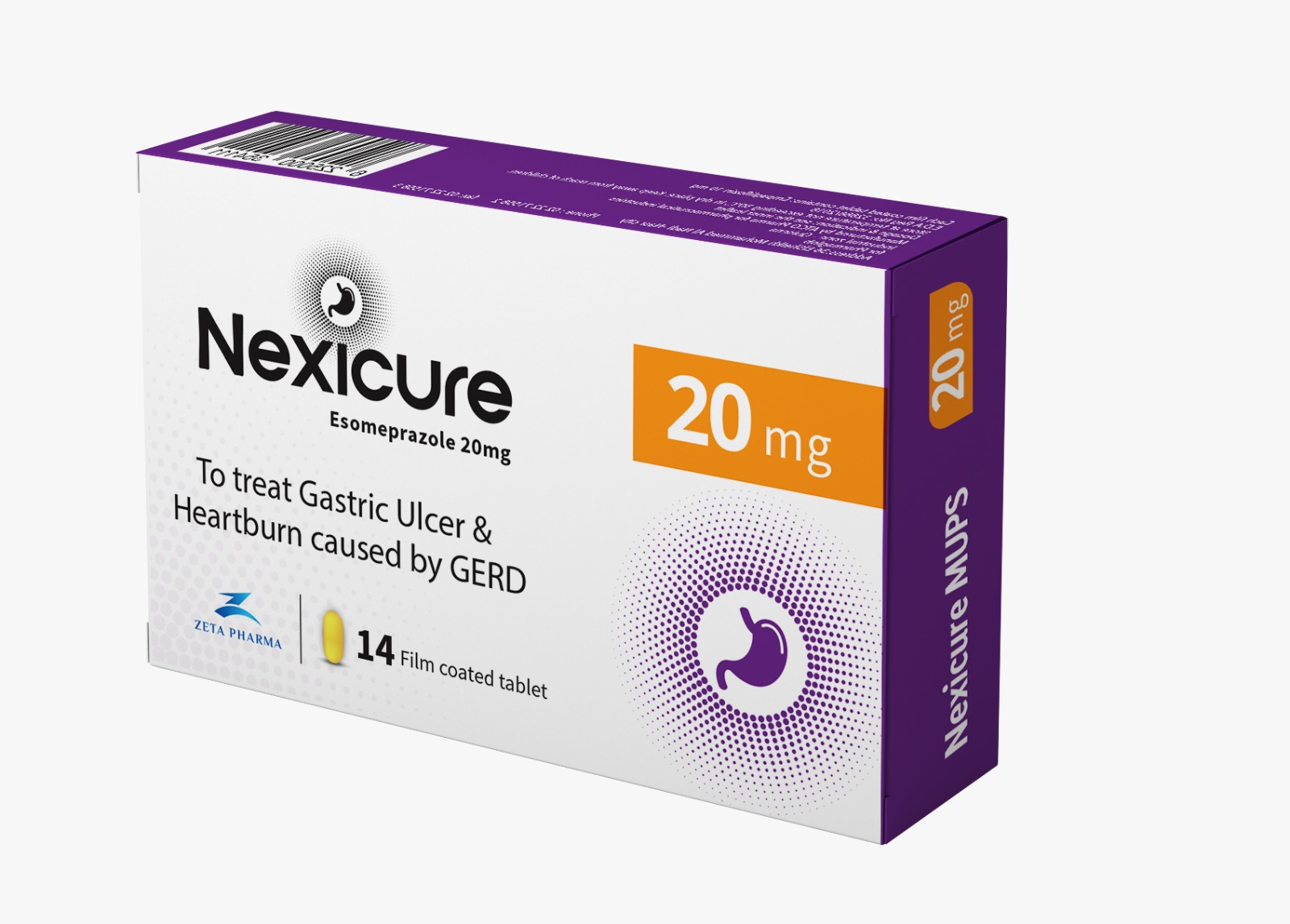 Nexicure - esomeprazole 40 mg and 20 mg MUPS tab | Zeta Pharma | CPHI ...