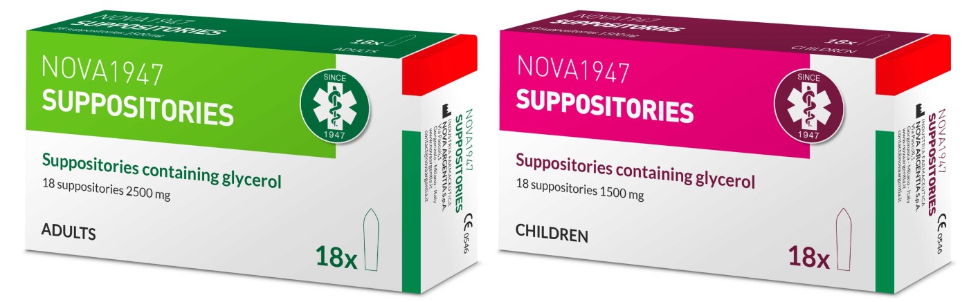 NOVA1947 SUPPOSITORIES Adults and Children | Medexport Italia | CPHI Online