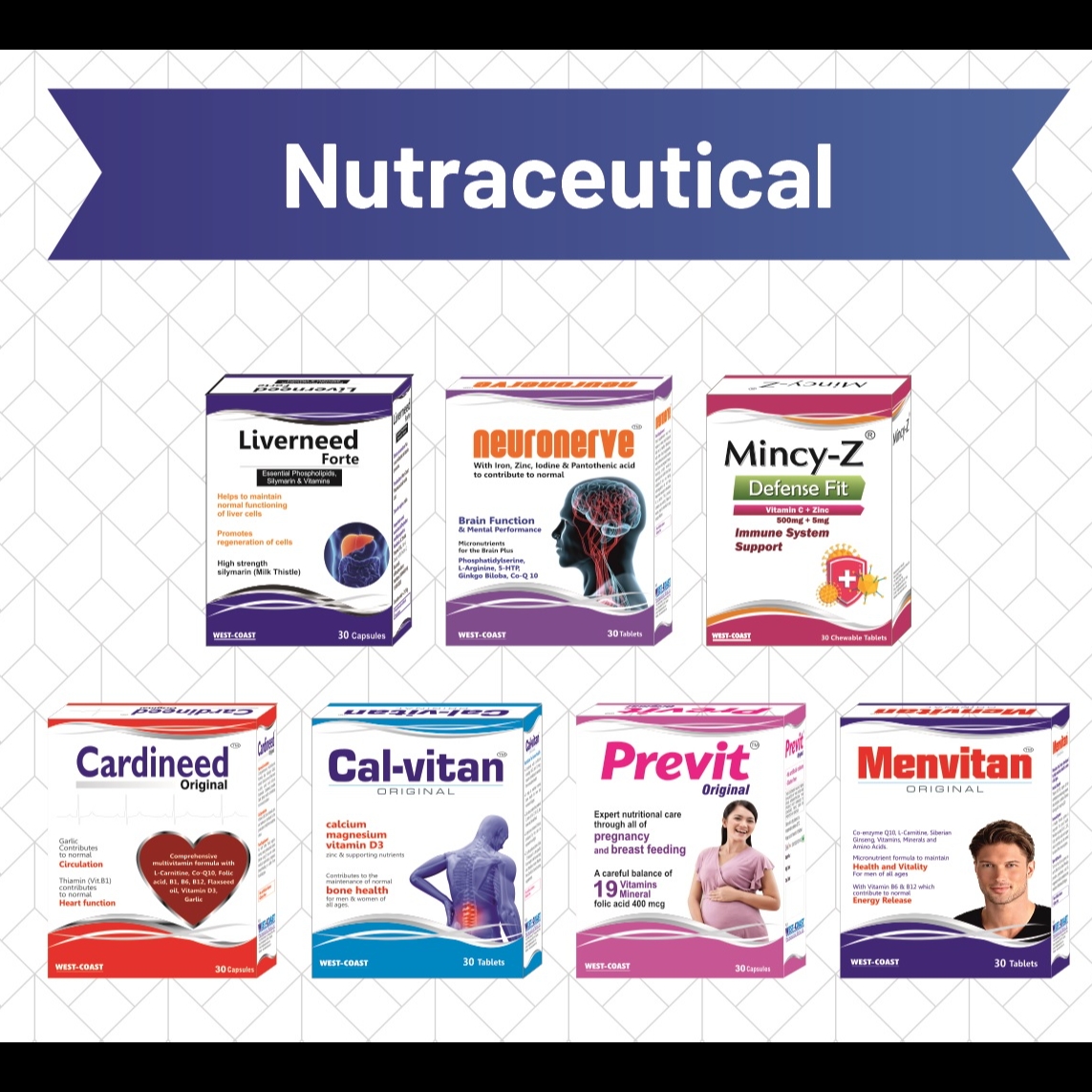Nutraceutical Range | West Coast Pharmaceutical Works Ltd | CPHI Online