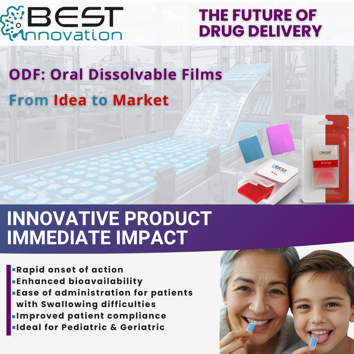 ODF and TDS products | BEST INNOVATION | CPHI Online