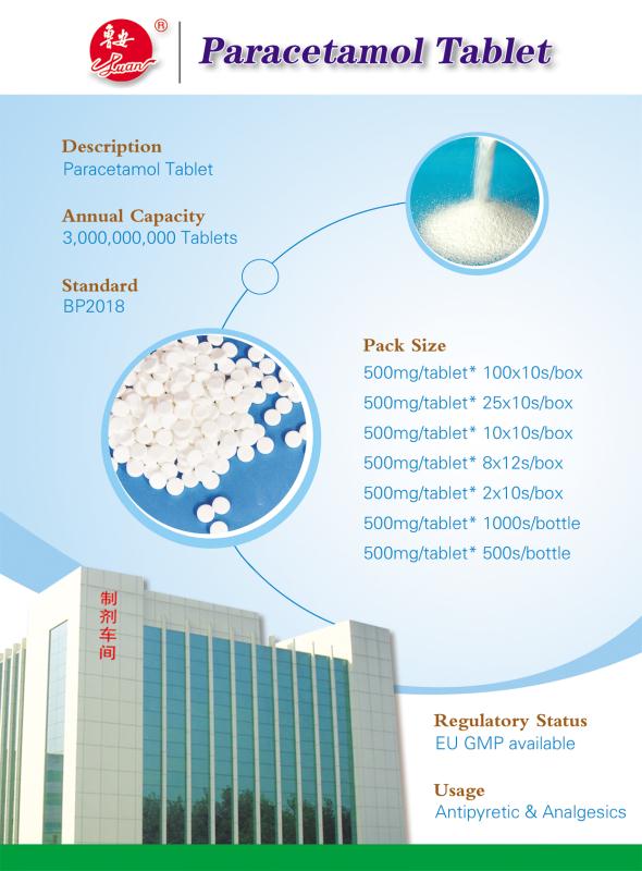 Paracetamol (Acetaminophen) Tablet/Caplet | CPHI Online