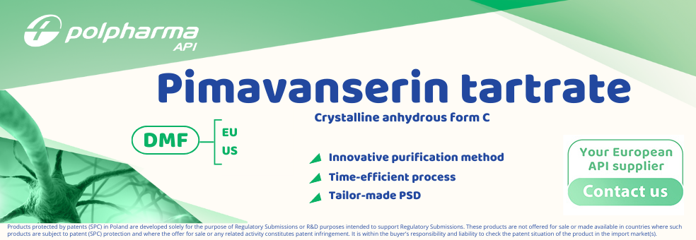 Pimavanserin tartrate Crystalline anhydrous form C | CPHI Online