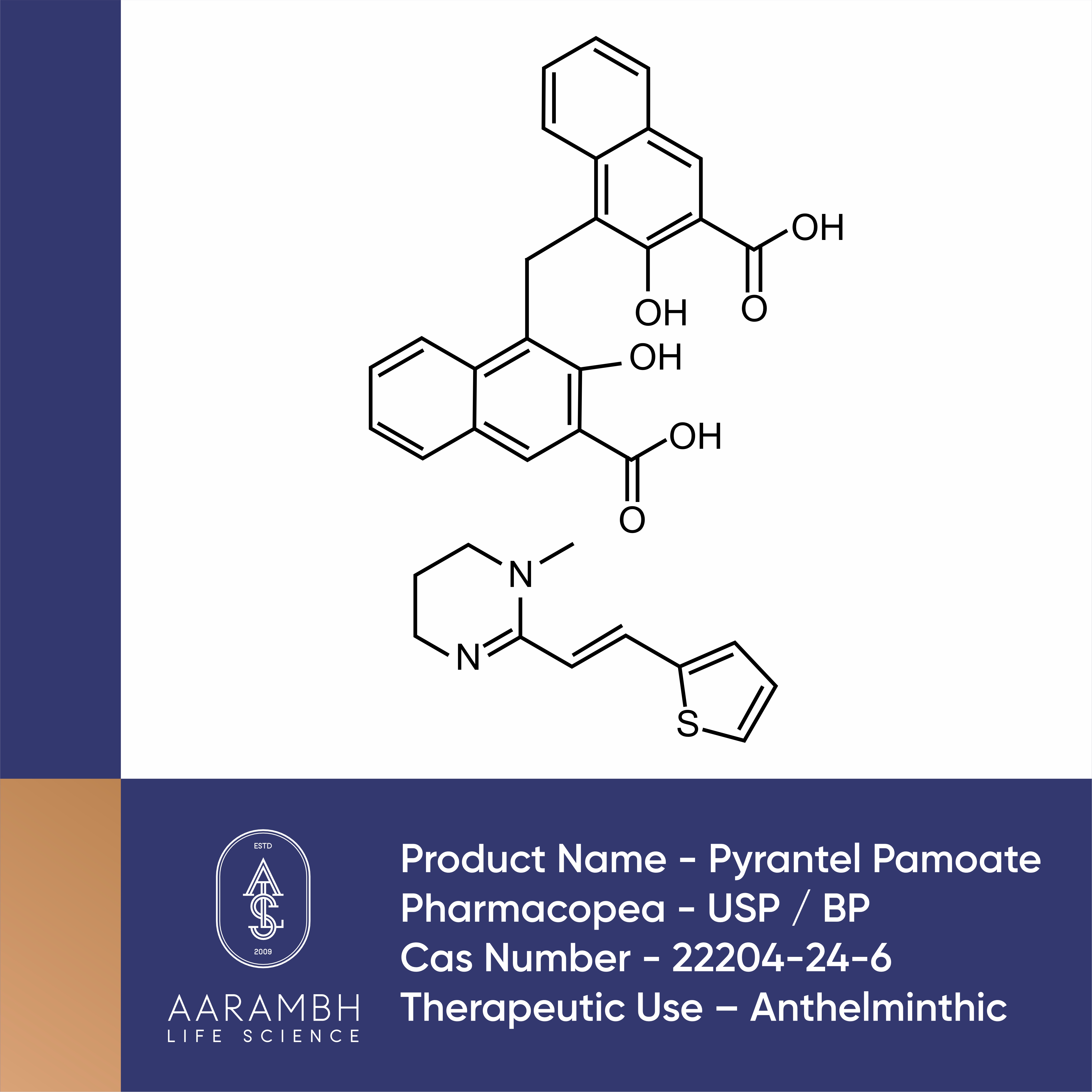 Pyrantel Pamoate | AARAMBH LIFE SCIENCE | CPHI Online