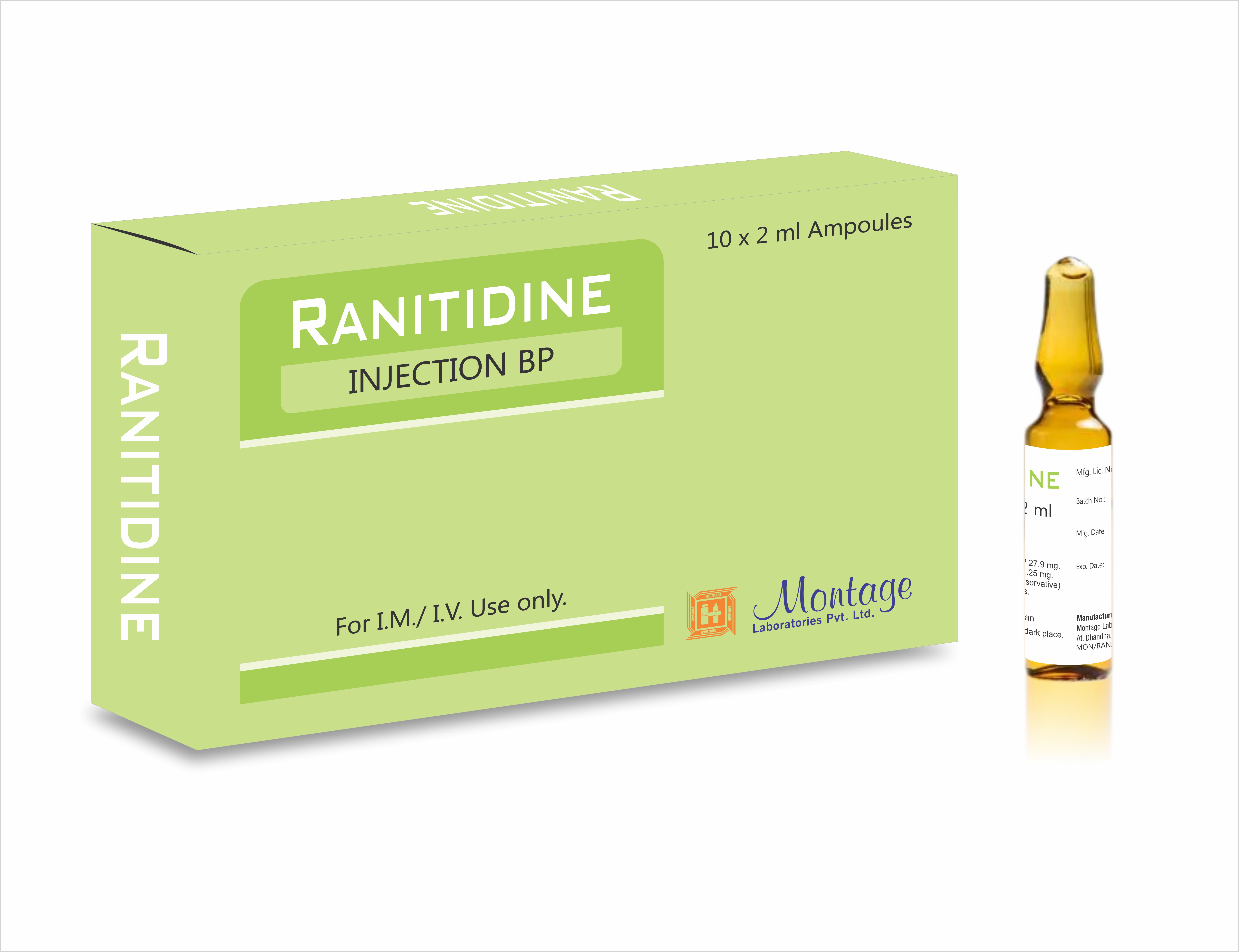 Ranitidine Injection | Montage Laboratories Private Limited | CPHI Online