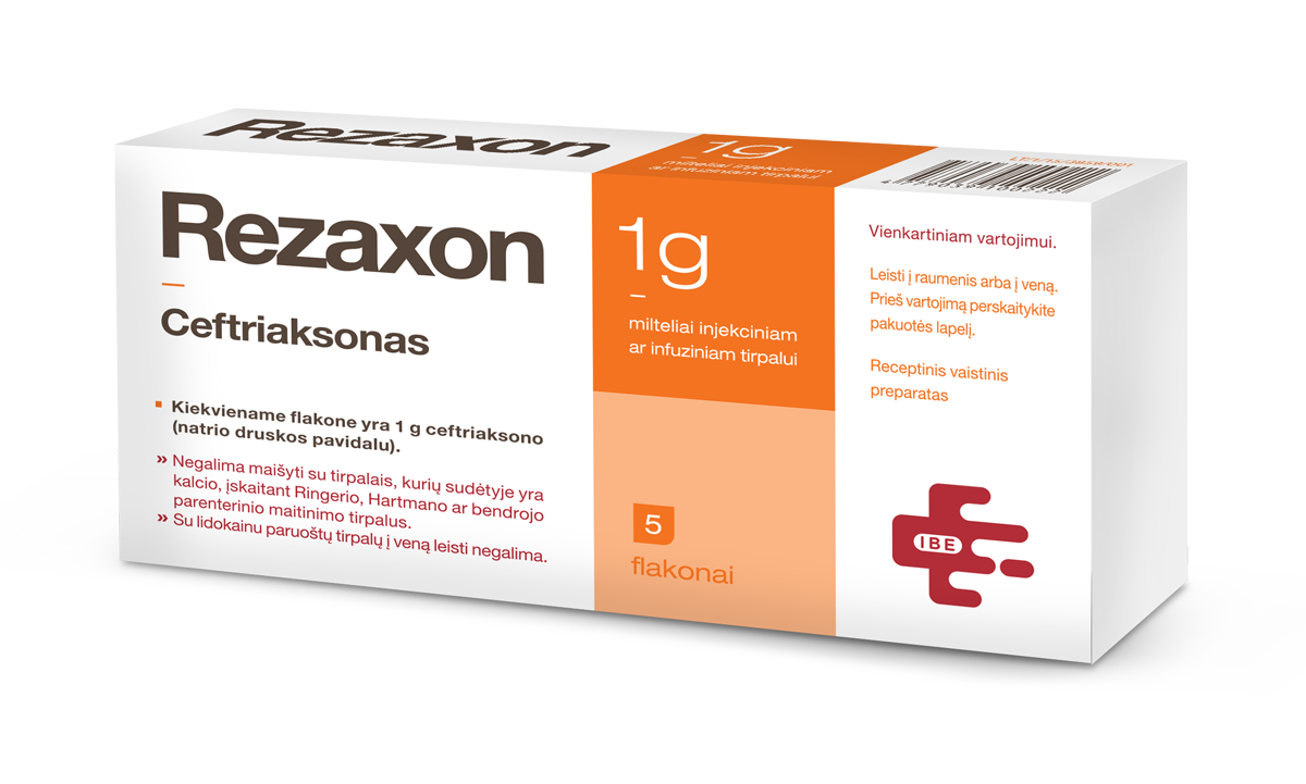 Rezaxon (cetriaxone) 1000 mg powder for solution for injection/infusion ...