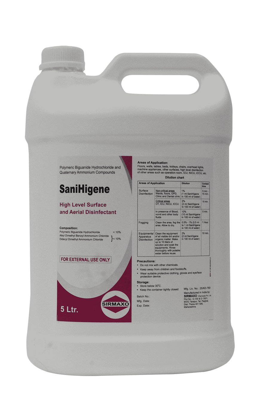 SaniHigene | Sirmaxo Chemicals Pvt Ltd | CPHI Online