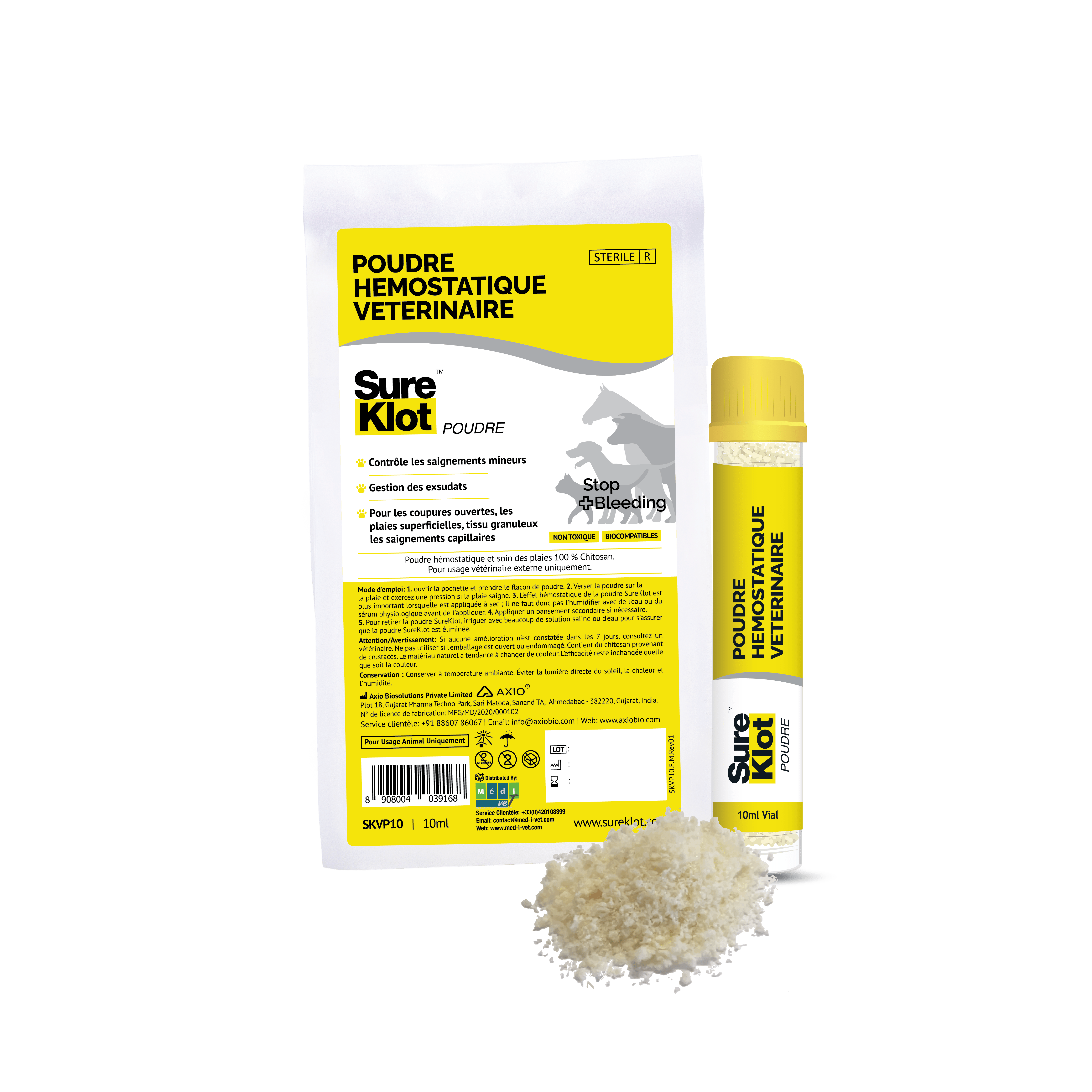 SureKlot Rapid Action Powder SKVP10 | Axio Biosolutions | CPHI Online
