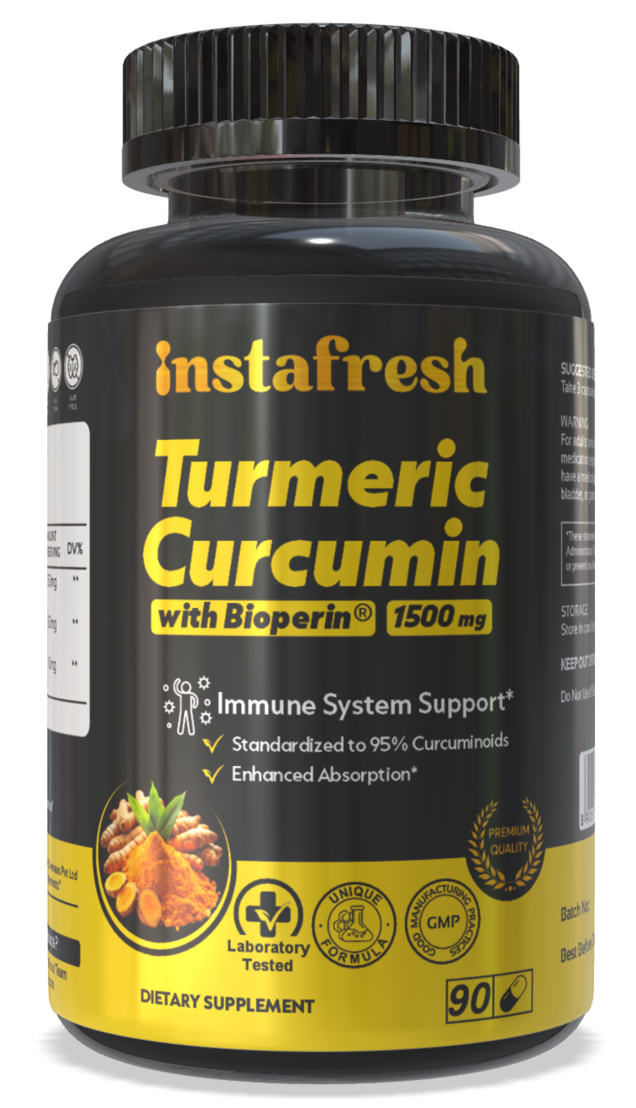 Turmeric Curcumin Bioperin® Capsules | MEDWISE OVERSEAS PVT LTD | CPHI ...