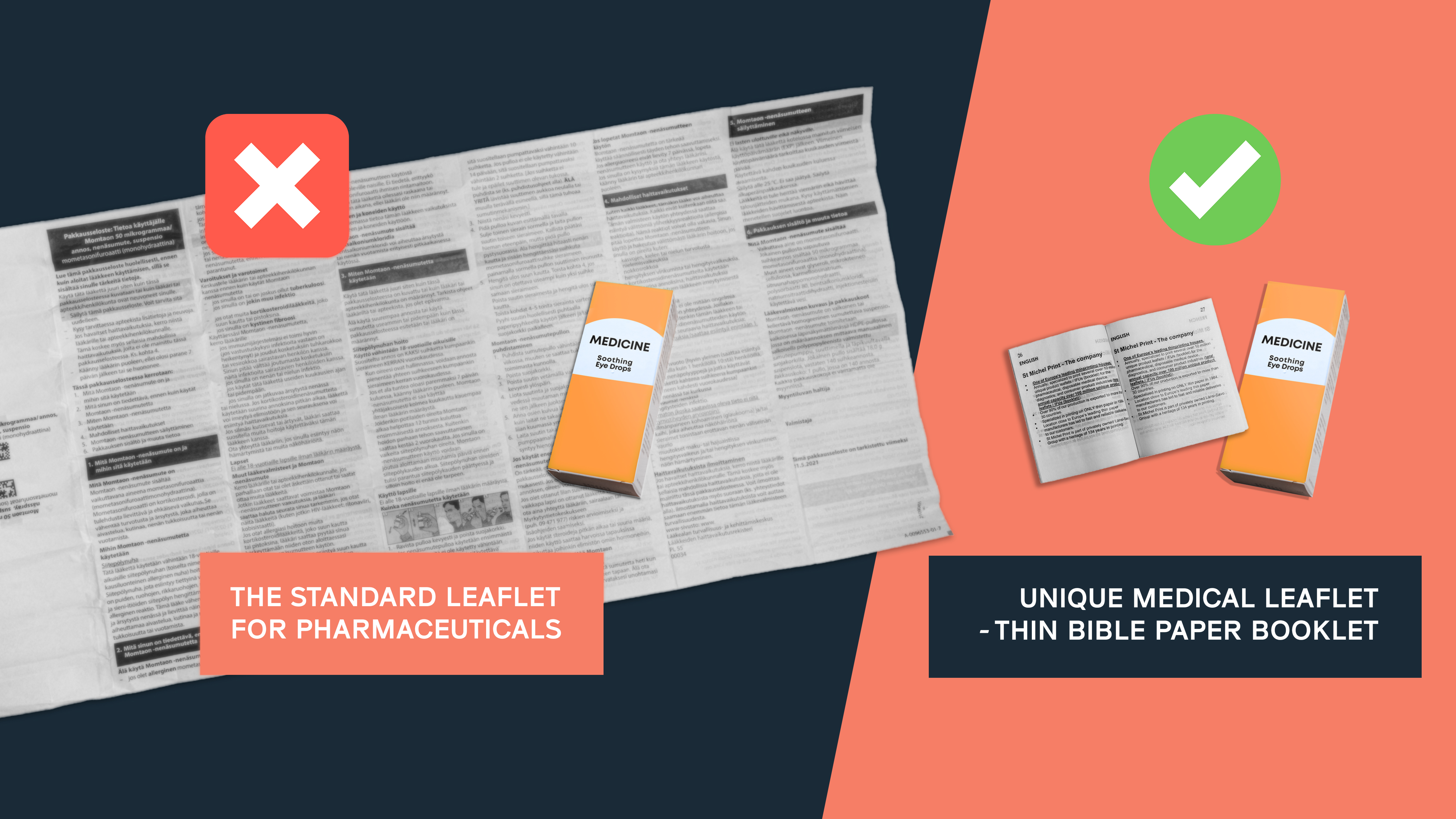 Unique medical leaflet - Thin Bible Paper Booklet | CPHI Online