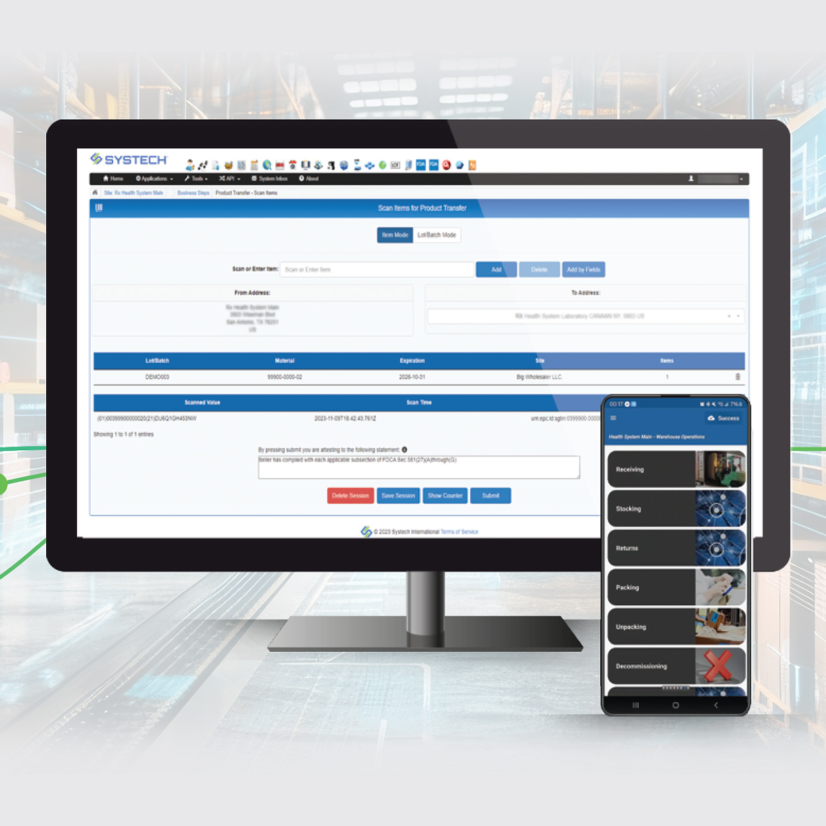 UniTrace® L4 Serialization Solution | Systech | CPHI Online