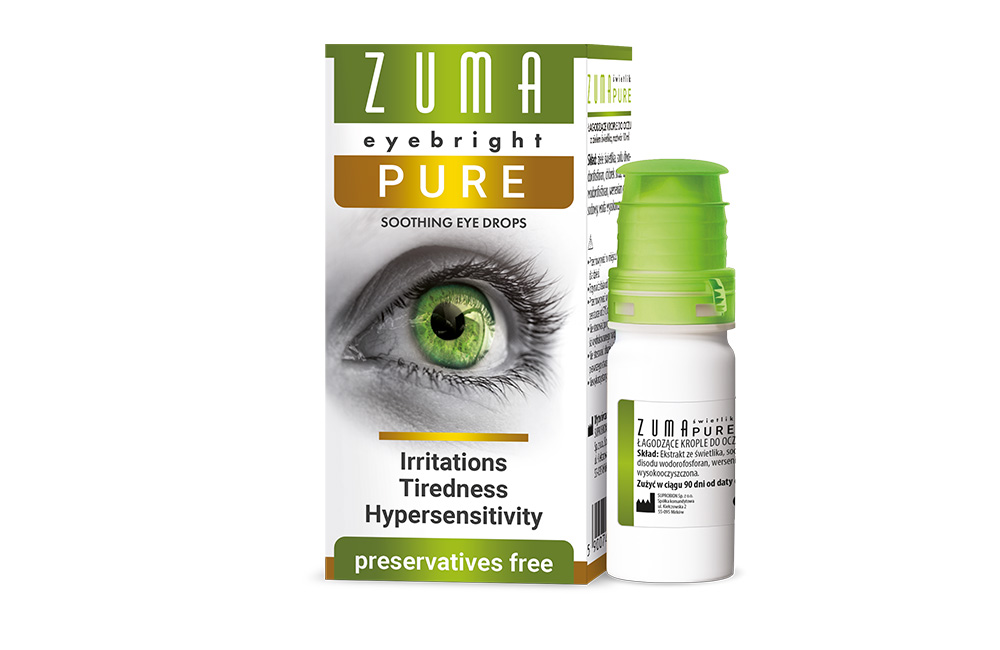 Zuma eyebright PURE - preservatives free eye drops with eyebright ...