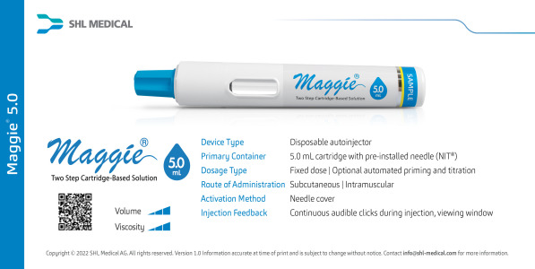 Maggie® 5.0 Autoinjector | SHL Medical | CPHI Online